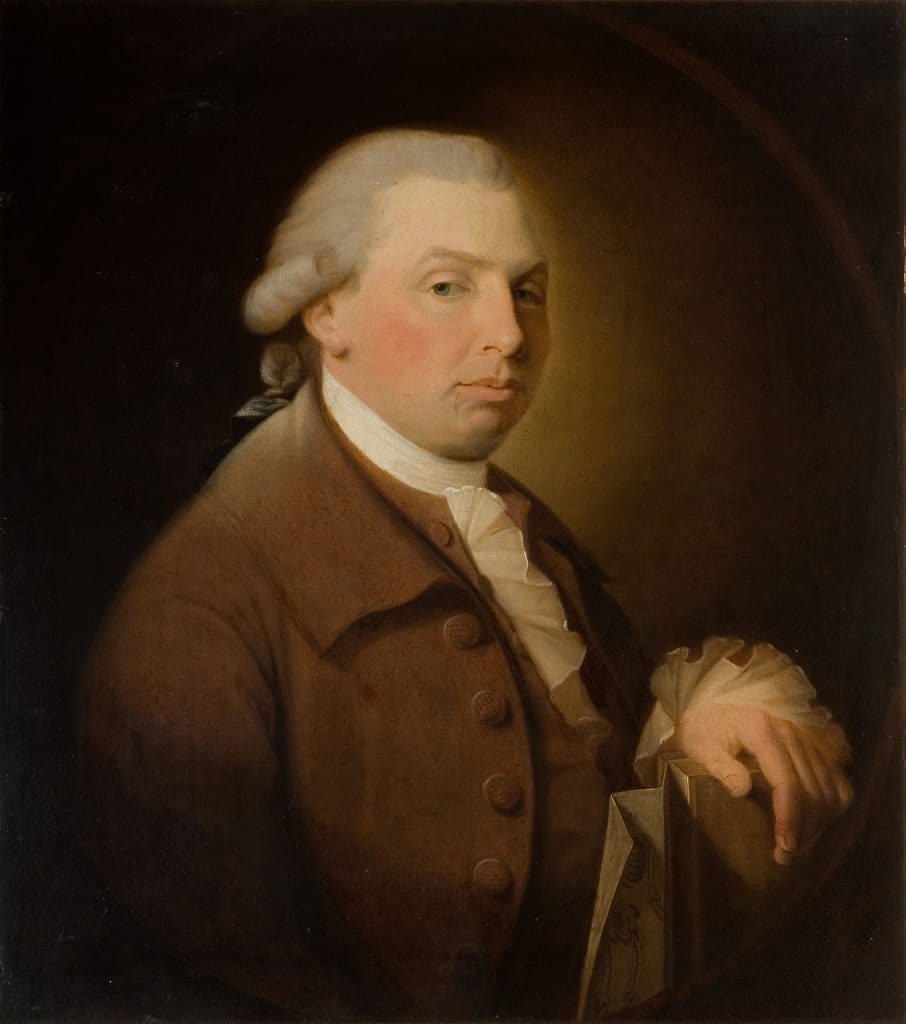Portrait Of John Derrington, 1750-1805. by James Millar