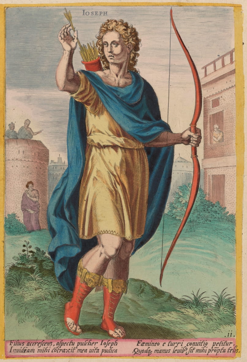 Benjamin by Jan Sadeler I after Crispen van den Broecke