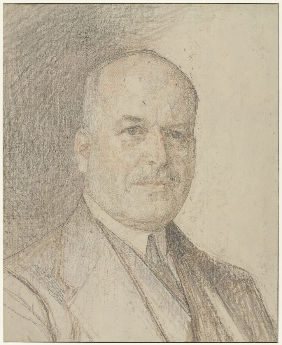 Portrait of a gentleman, probably Walter Cohen by Jan Veth