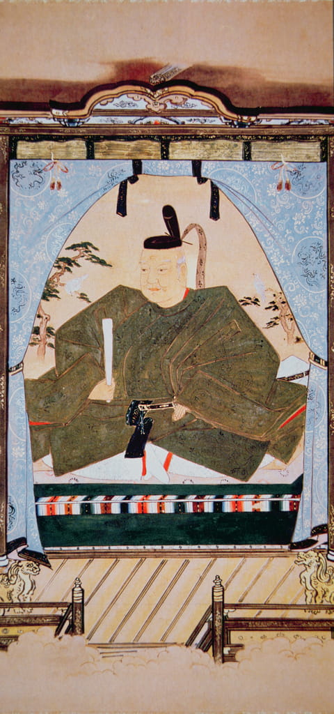 Portrait of Shogun Tokugawa Ieyasu in court dress