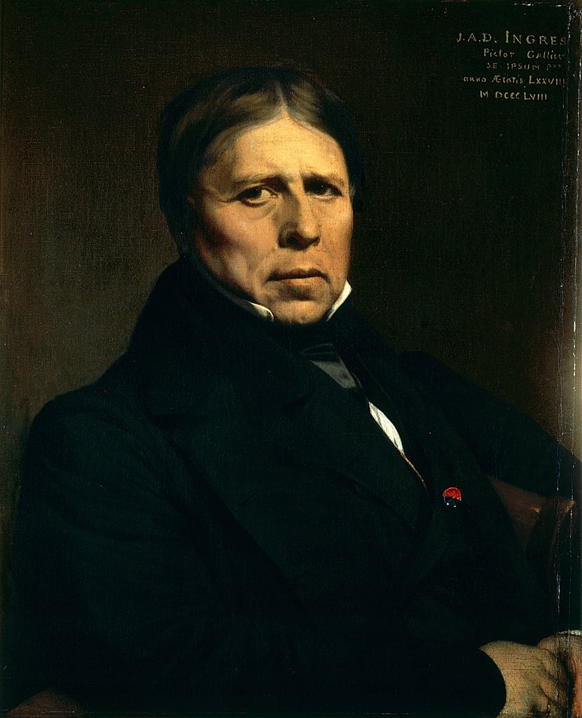 Self Portrait by Jean Auguste Dominique Ingres