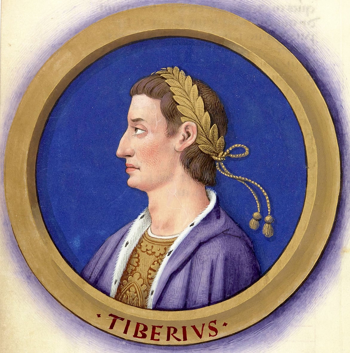 Description of the twelve Caesars with their figures 3-Tiberius