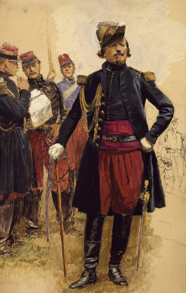 Commander of the French troops in the Crimea, by Jean Baptiste Edouard ...