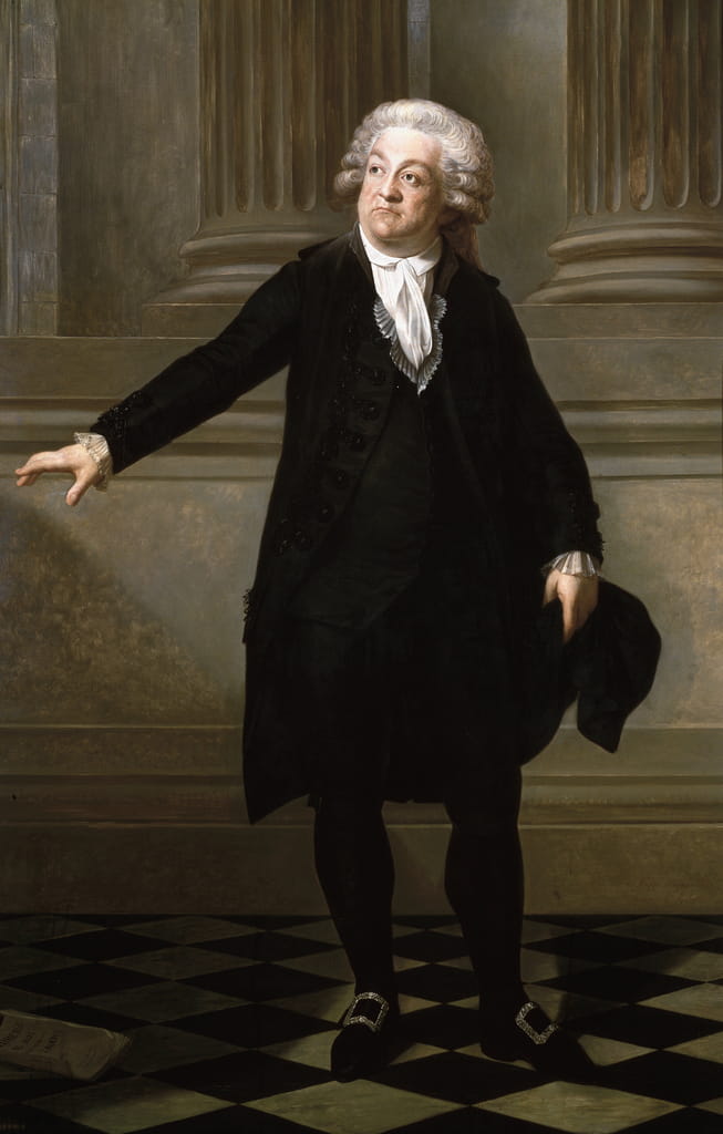 Portrait of Honore Gabriel Riqueti, Count of Mirabeau (oil on canvas