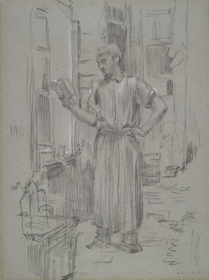 Ernest-Alexandre-Honore Coquelin by Jean Charles Cazin