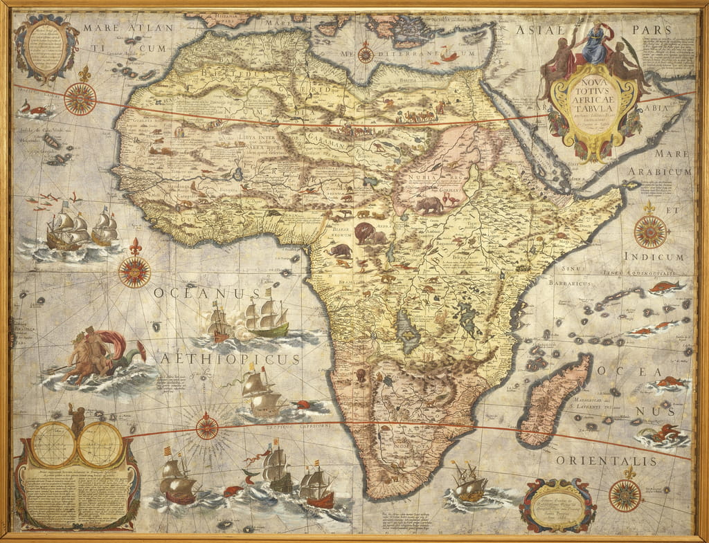 Map of Africa in 1686 by Joan Blaeu by Joan Blaeu