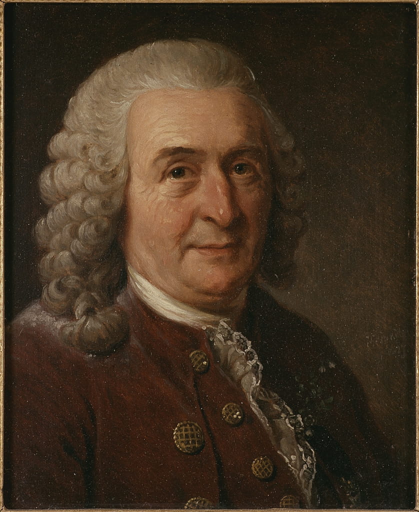 Portrait of Carl Linnaeus 1707-1778, 1827.