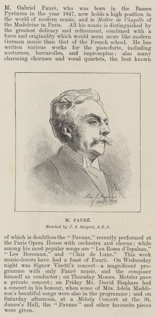 M Faure by John Singer Sargent: Buy fine art print