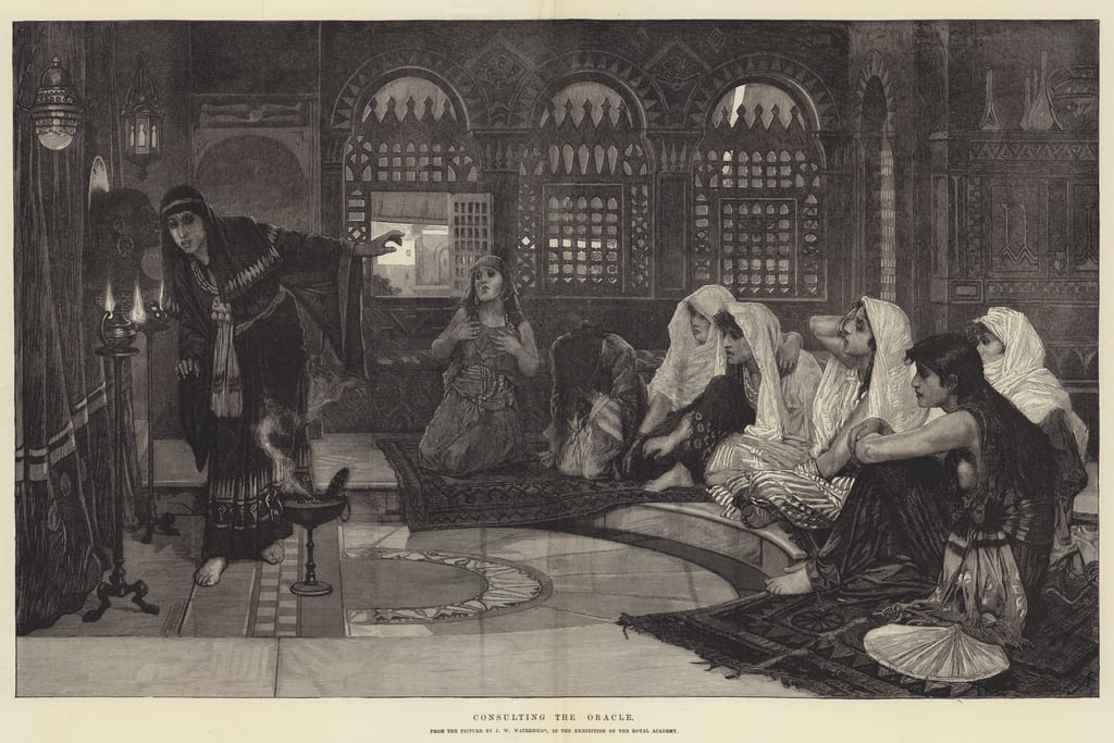 Consulting the Oracle by John William Waterhouse