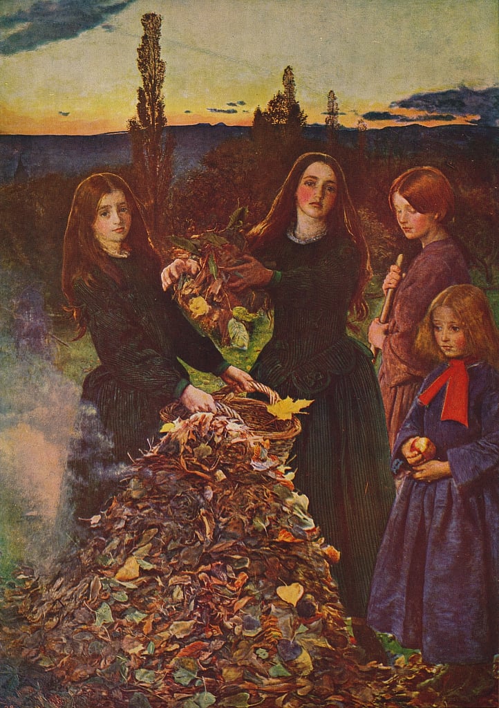 Autumn Leaves, 1856, c1915 by John Everett Millais