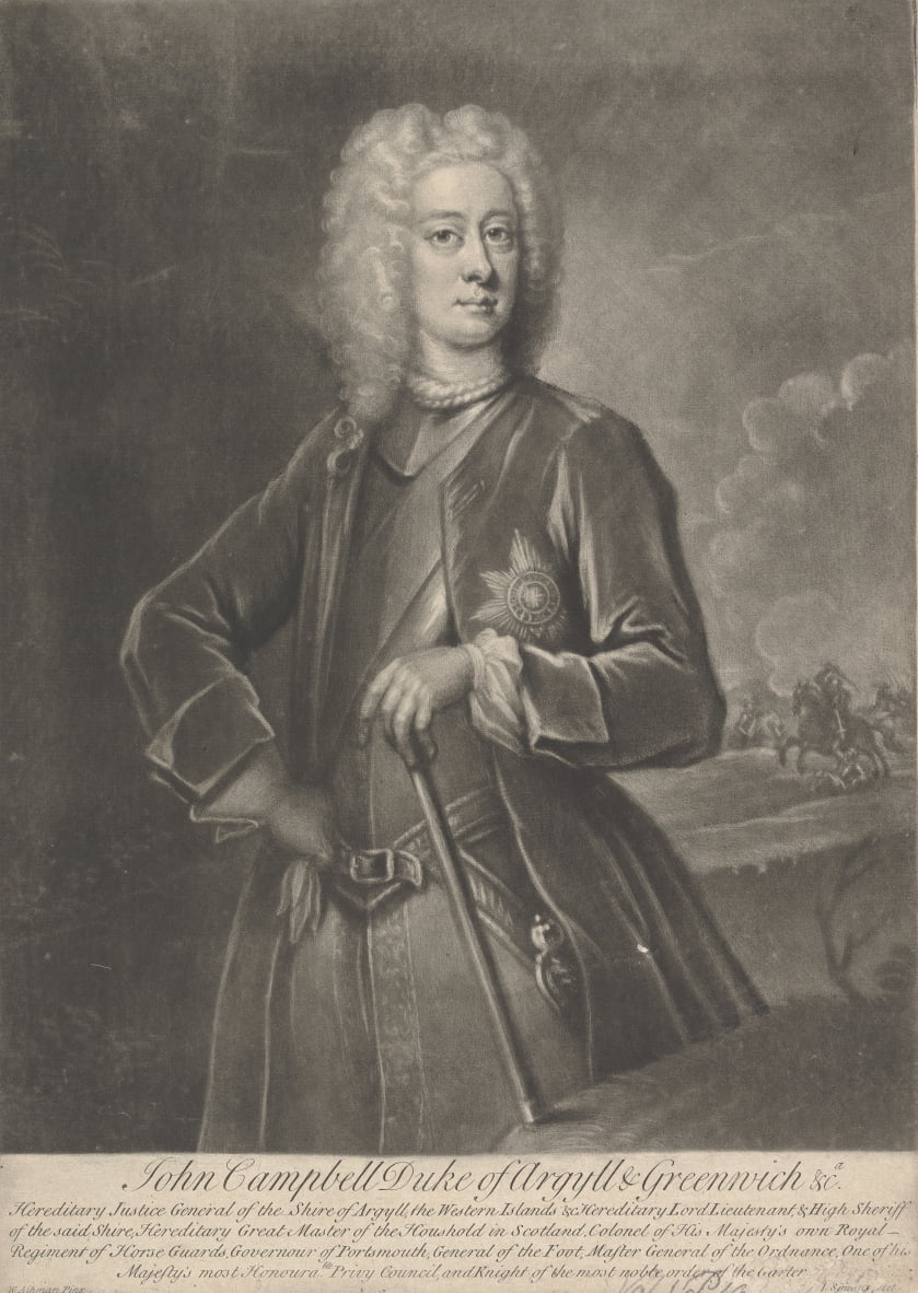 John Campbell, 2nd Duke of Argyll, 1st Duke of Greenwich