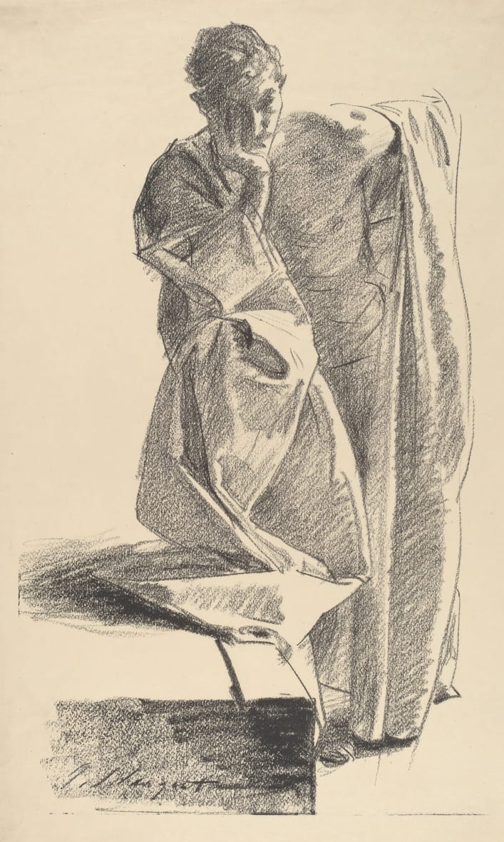 Study of a Young Man by John Singer Sargent