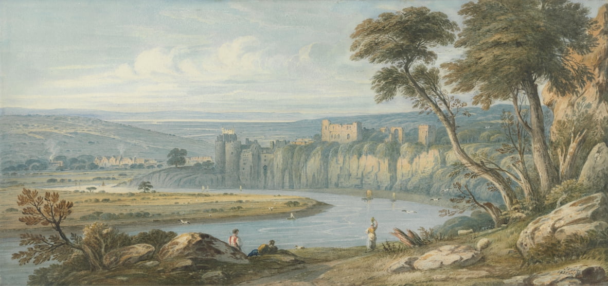 Chepstow Castle by John Varley: Buy fine art print