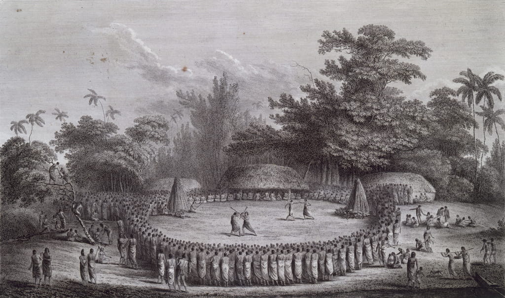 Tonga Islands: Welcoming ceremony for Captain James Cook