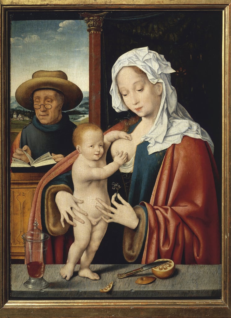 The Holy Family (Painting by Joos van Cleve