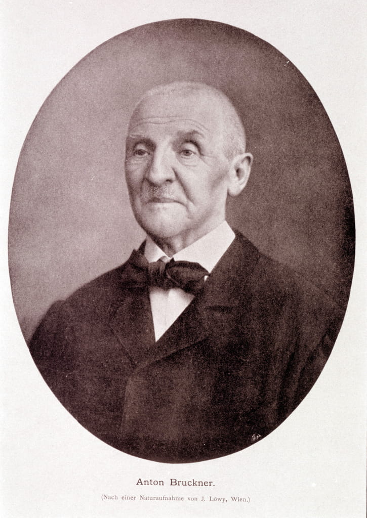 Austrian composer and organist Anton Bruckner (1824 - 1896).