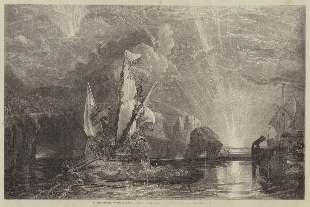 Ulysses deriding Polyphemus