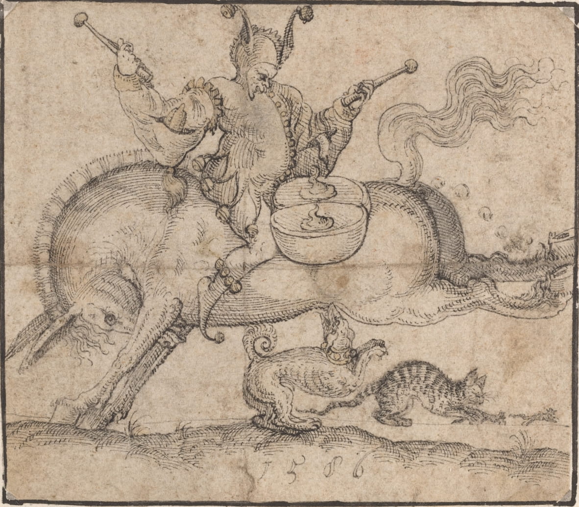 The Jester by Jost Amman: Highest-quality art reproduction