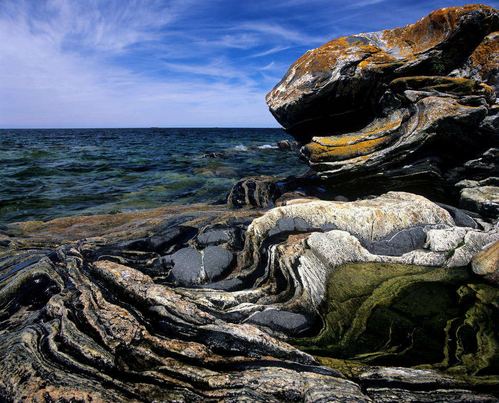 Canada, Ontario, Georgian Bay, Coastal rock formations
