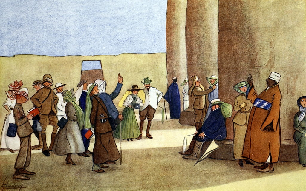 'Tow Rows in the Temple', 1908. (#1144543)