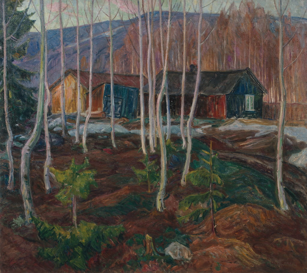 Smallholding by Lars Jorde: Highest-quality art reproduction