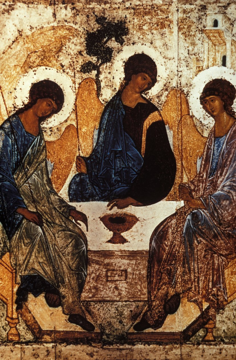 Old Testament Trinity by Andrei Rublev, c. 1410 - 1420