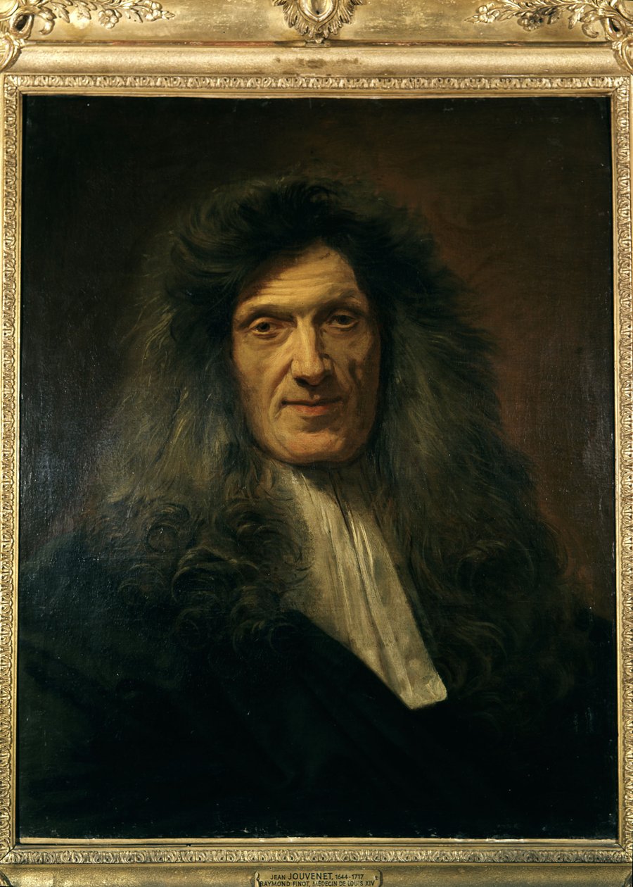 Portrait of Louis XIV's physician, Raymond Finot (1636-1709), by Jean ...