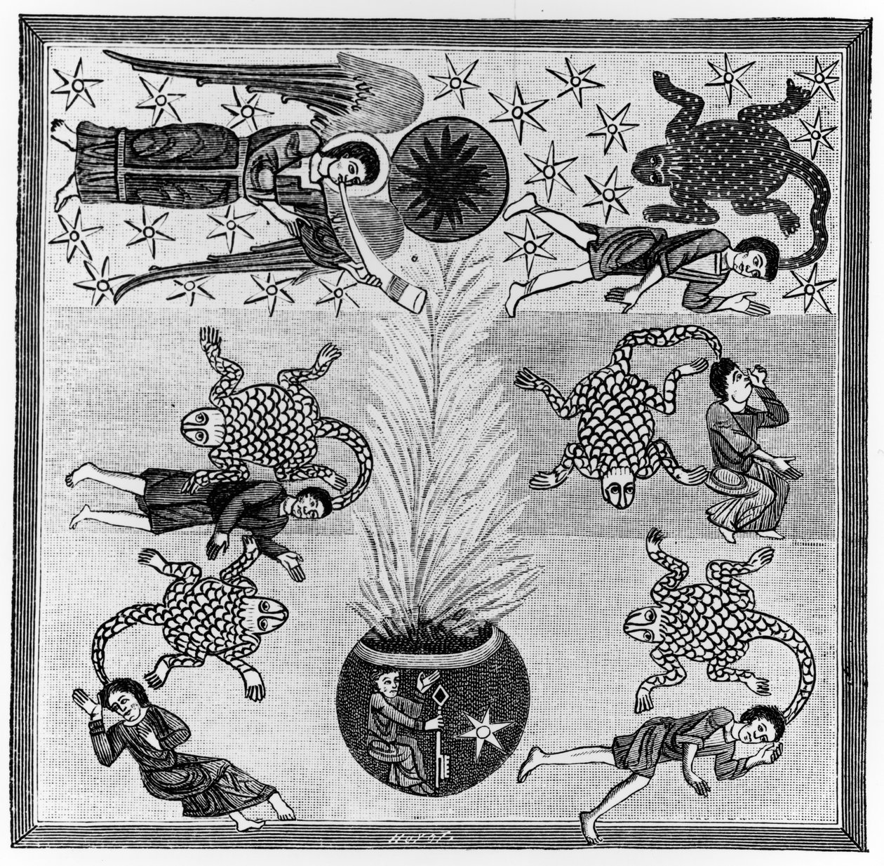 'From the smoke ascending out of the abyss are born scorpions which ...