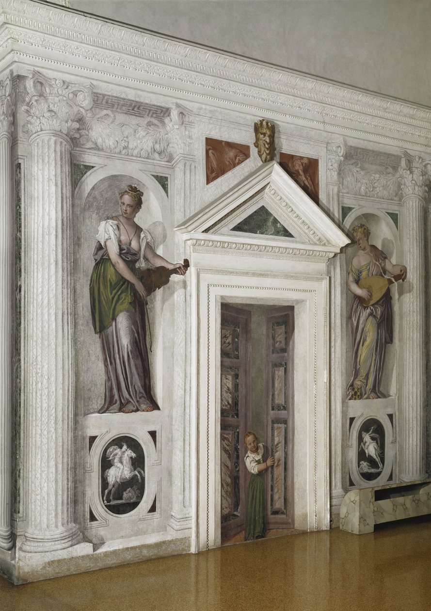 View of the Cruciform Room, circa 1561 by Veronese