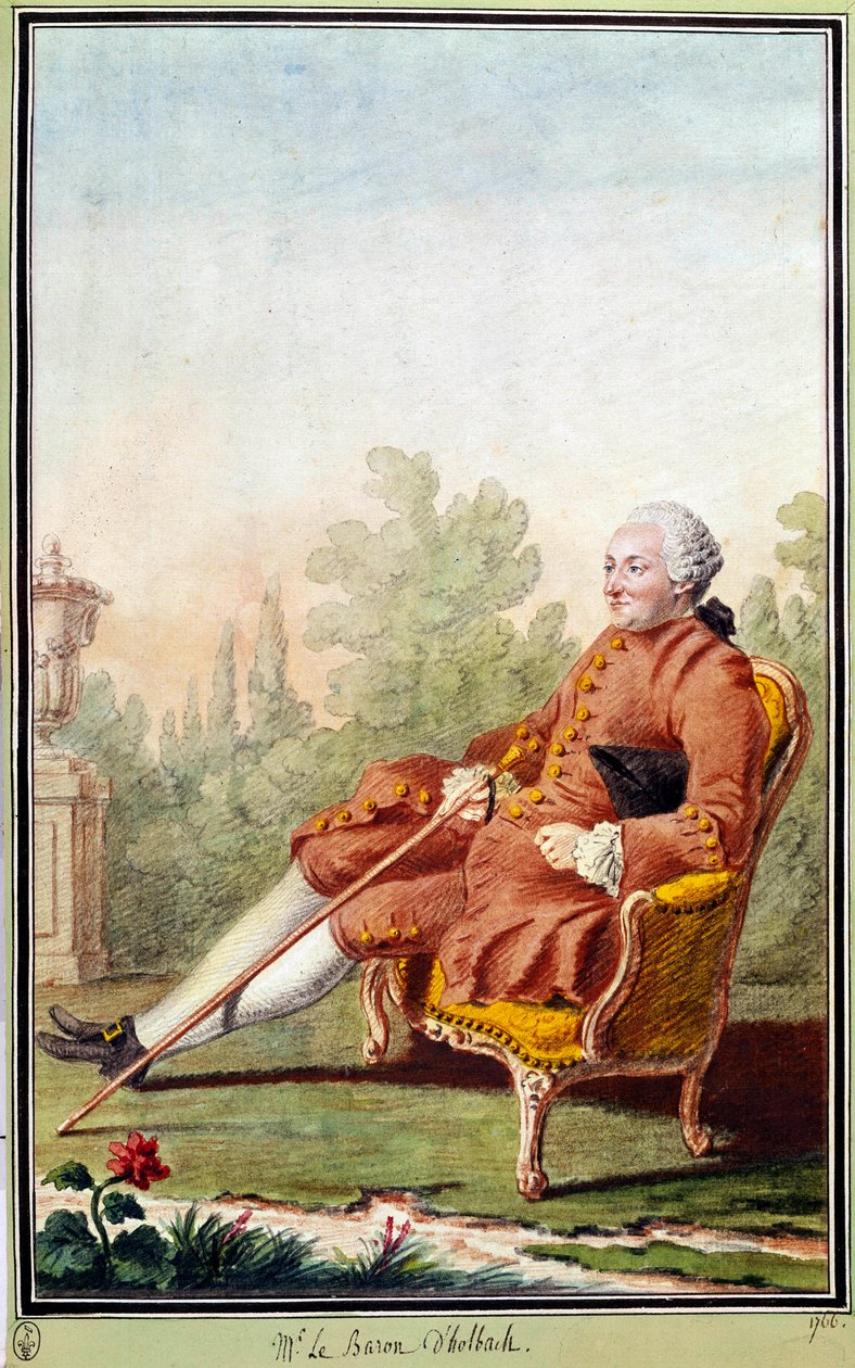 Portrait of Paul Henri Dietrich, Baron d'Holbach