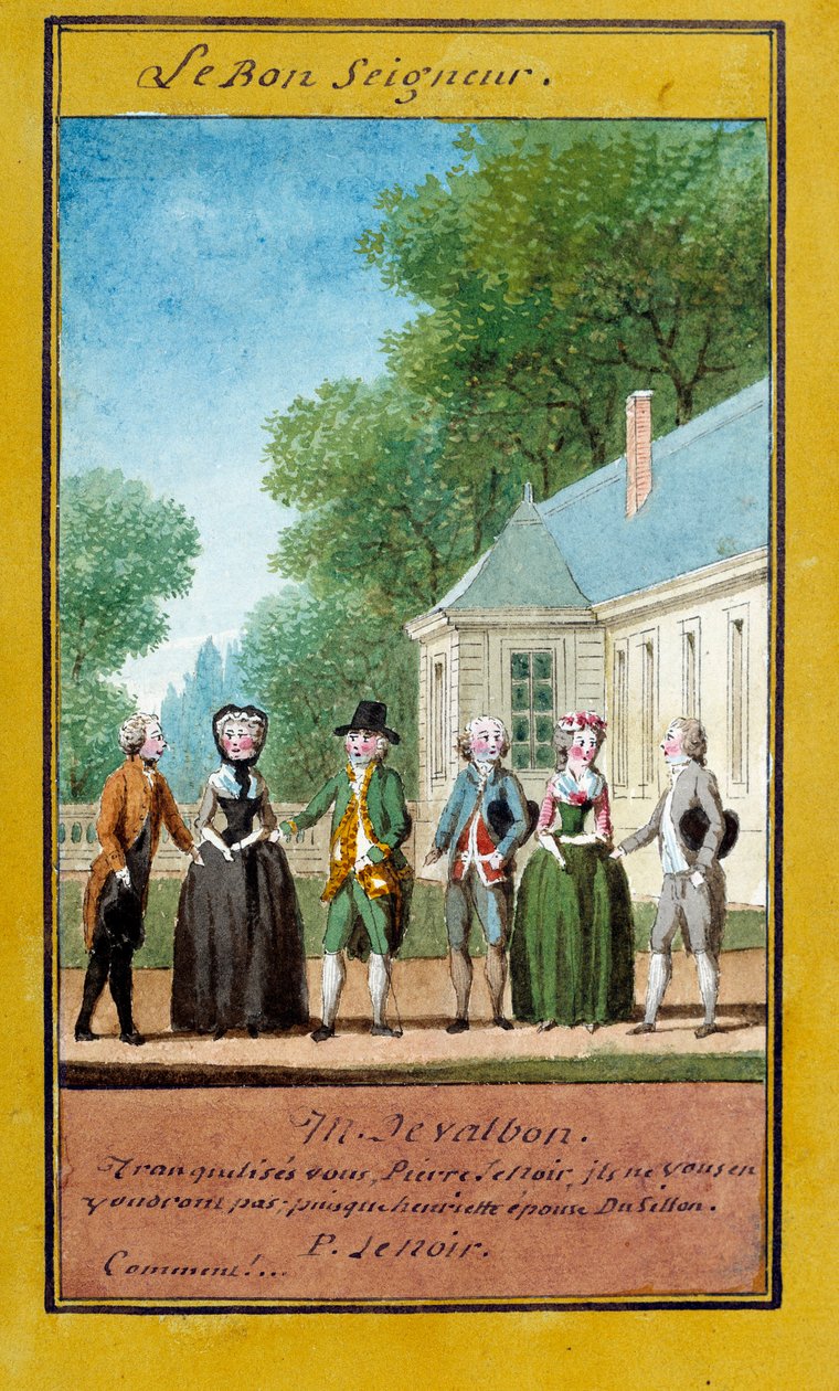 The Good Lord Illustration of a series of proverbs