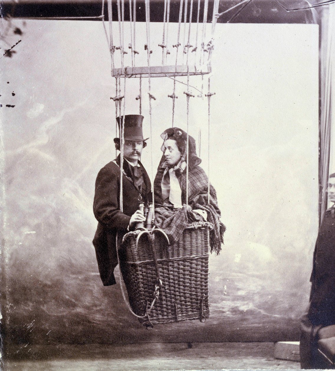 Photographic portrait of photographer and aerostat pilot Felix ...