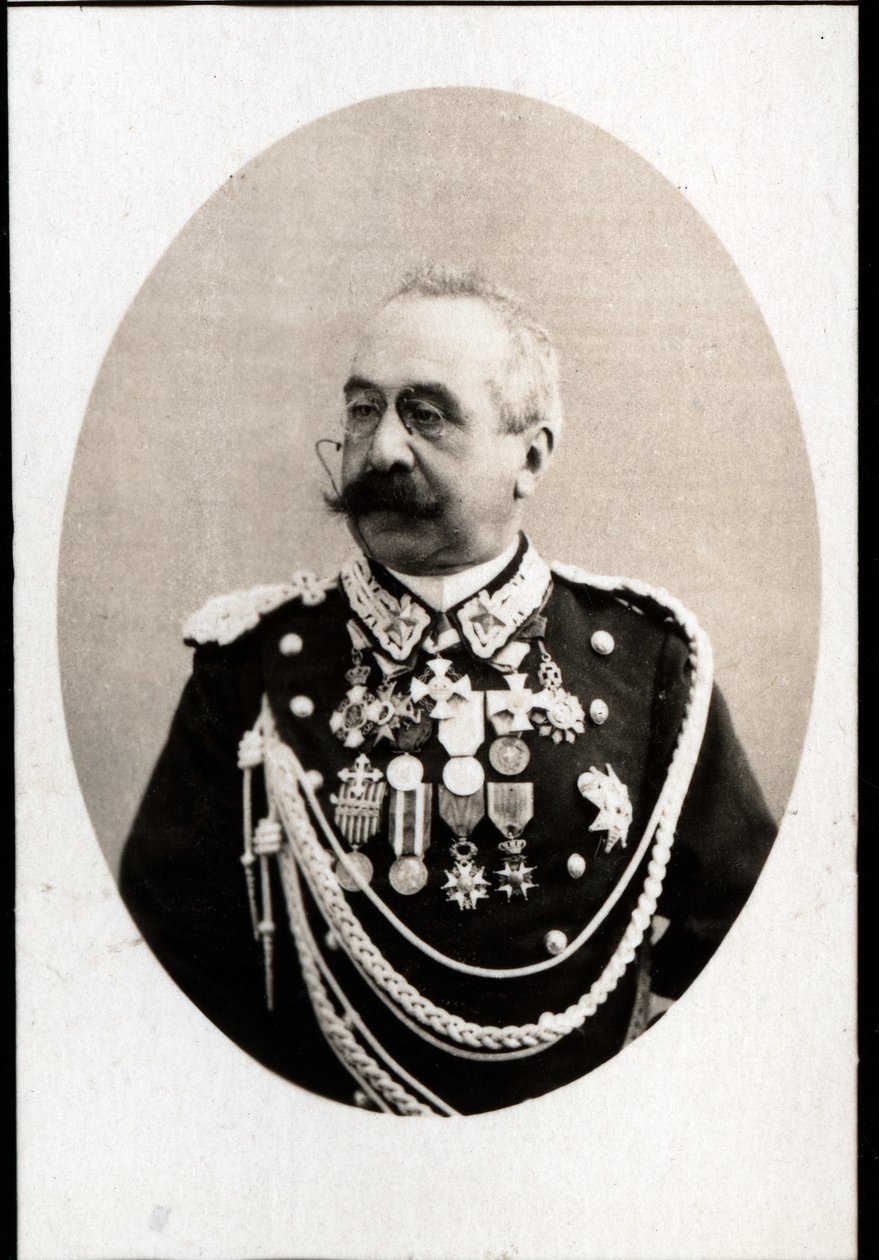 Portrait of Oreste Baratieri, Italian general