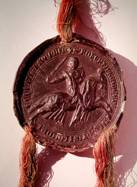 Seal of Robert de Dampierre, Count of Nevers