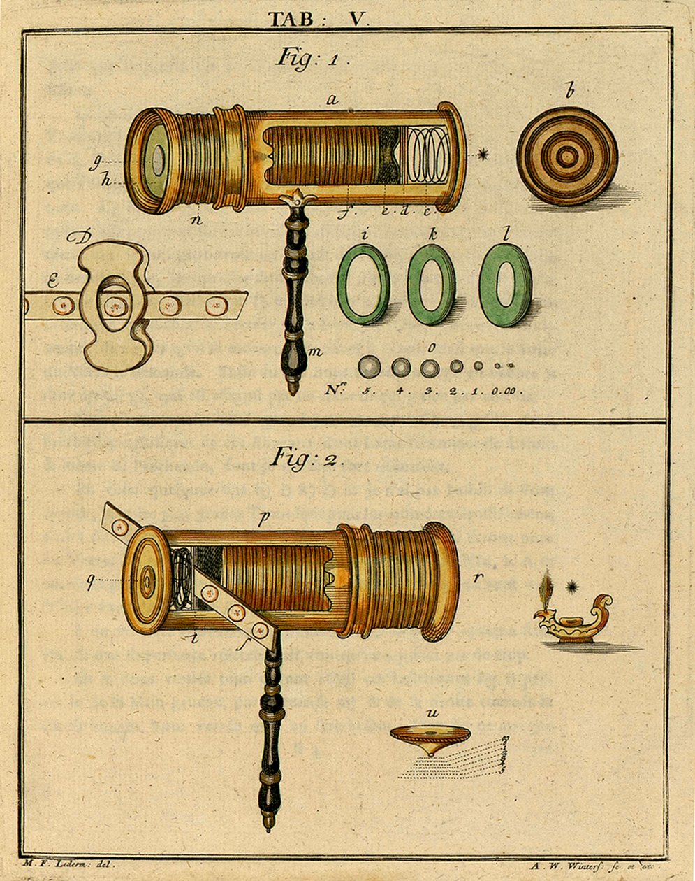 Mechanics of an Early Optical Microscope by German School