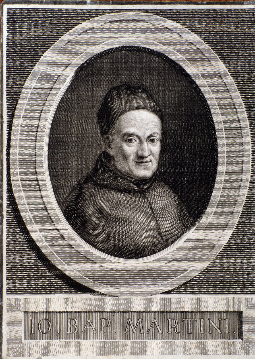 Portrait of Giovanni Battista Martini, Italian Composer and Music Theorist