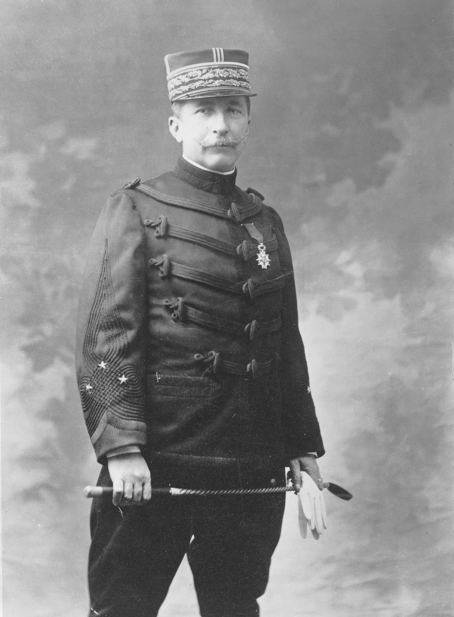 Portrait of Georges Picquart in uniform by A. Bert