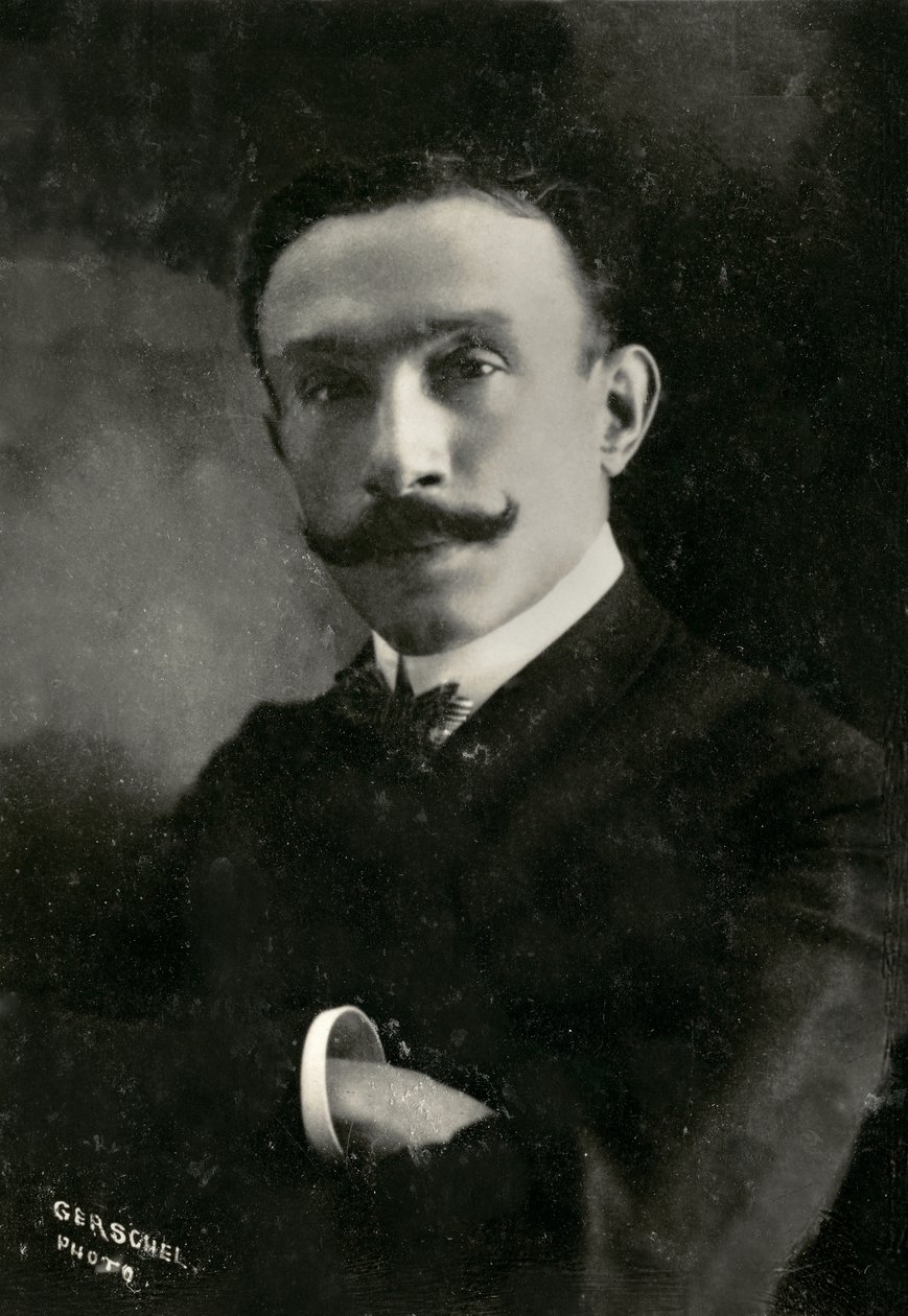 Portrait of the French artist Leon Lerand by Aaron Gerschel