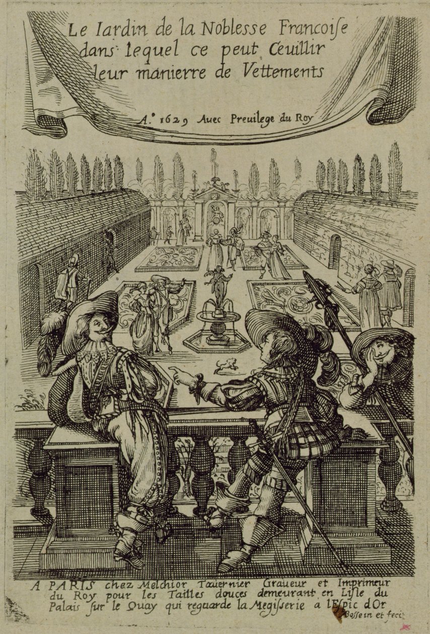 The Garden of the French Nobility by Abraham Bosse