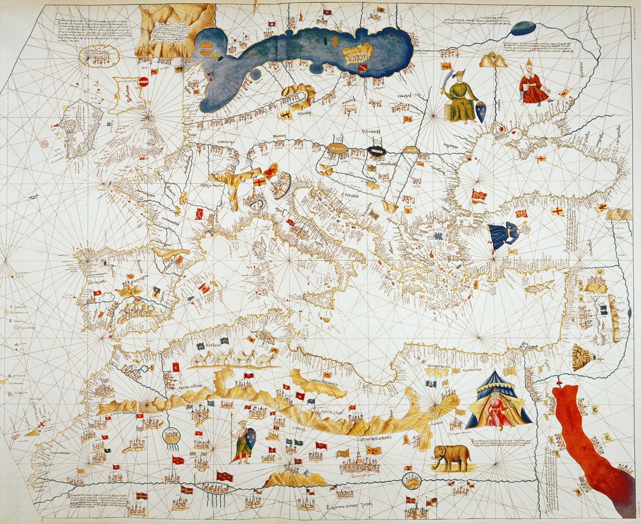 Copy of Catalan Map of Europe, North Africa and the Middle East