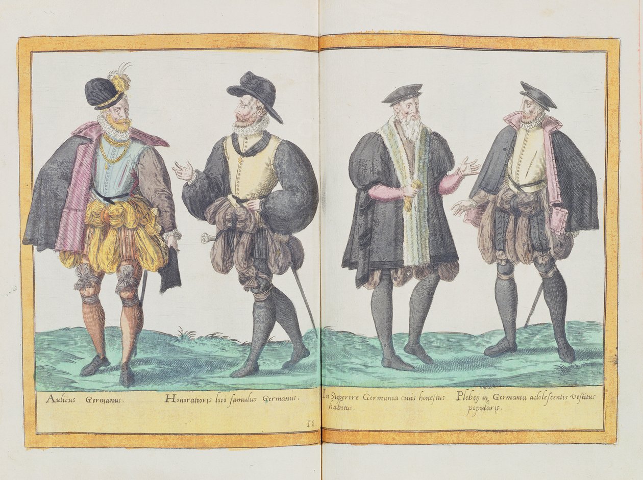 Sixteenth century costumes from 'Omnium Poene Gentium Imagines ...