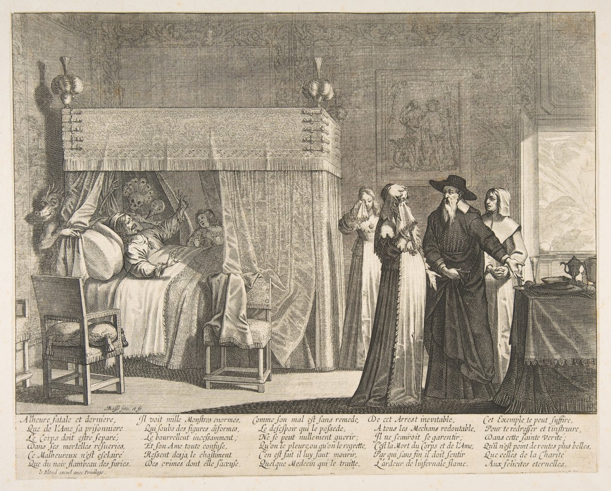 Death of the Rich Man by Abraham Bosse: Buy fine art prints
