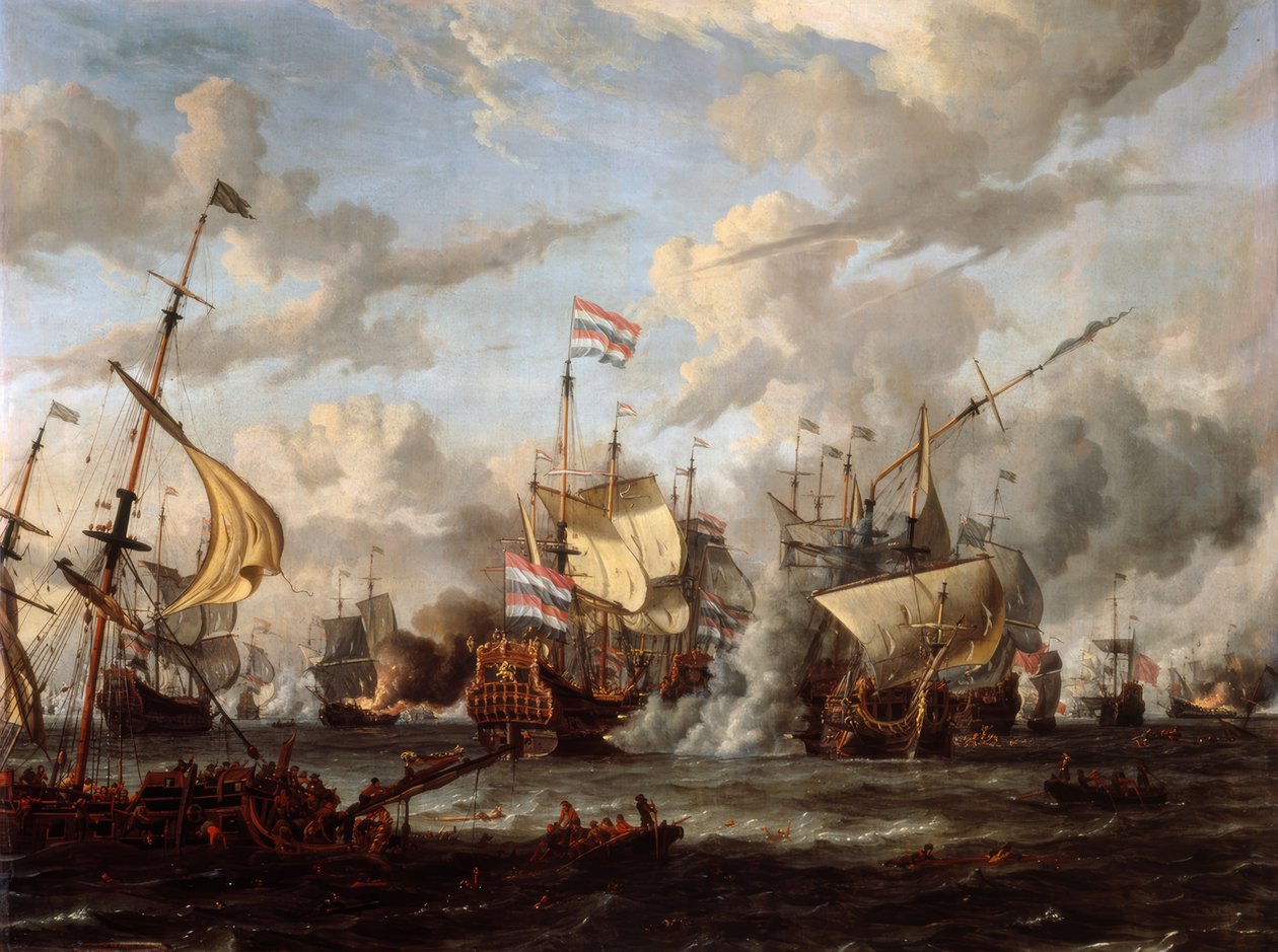 The Battle of Texel by Abraham Storck: Buy fine art prints