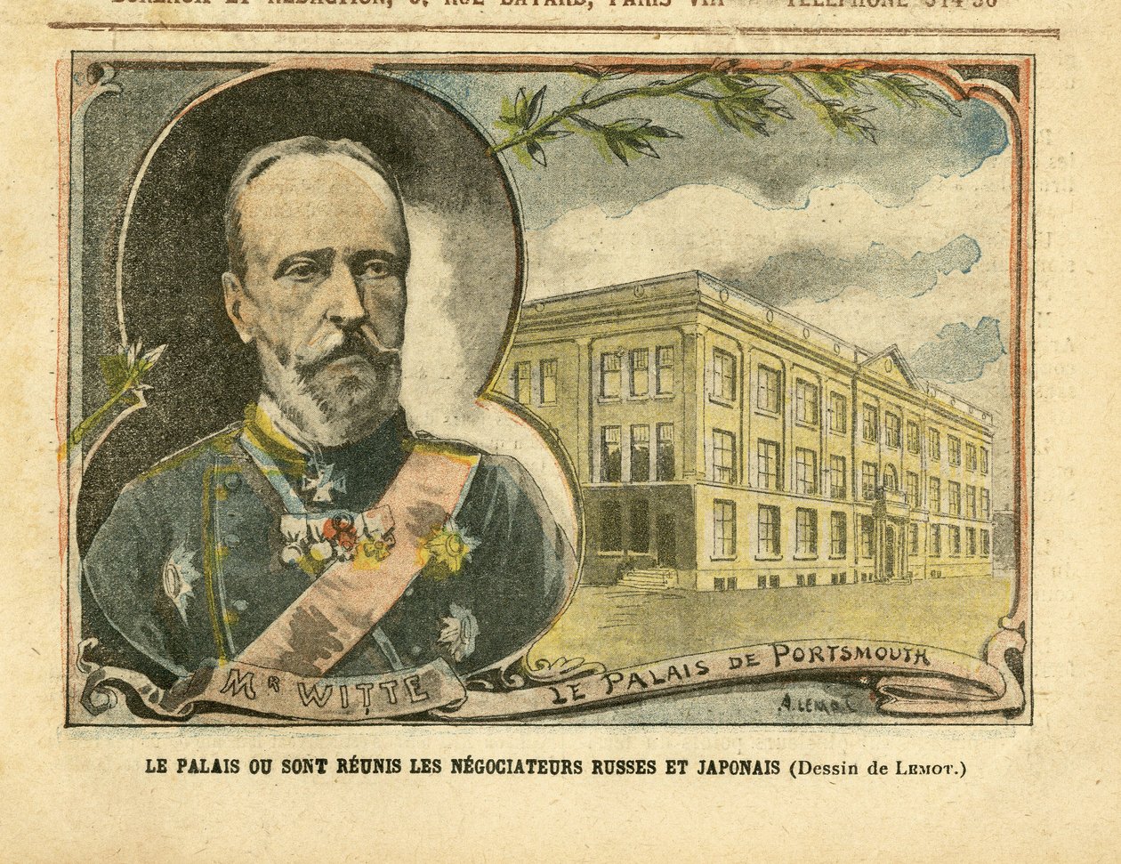 Illustration of Achille Lemot in Le Pelerin, 20/08/05 - The Palace ...