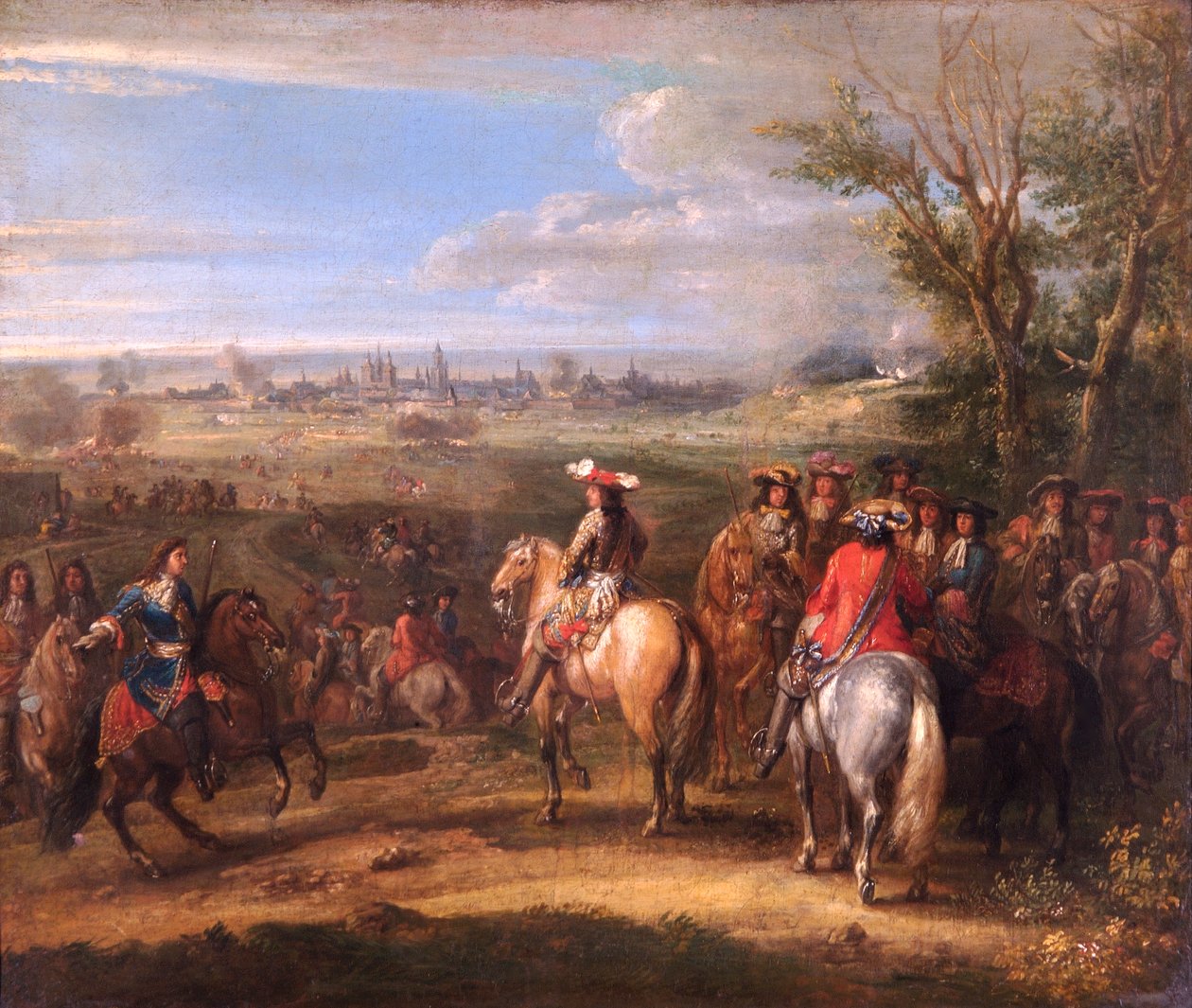 Louis XIV at a Siege by Adam Frans van der Meulen