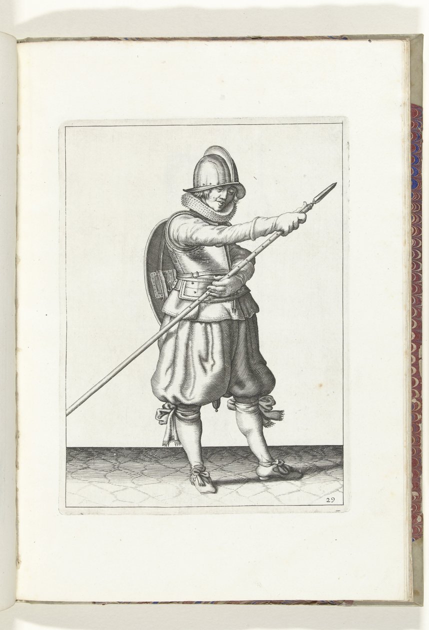 The Exercise with Shield and Pike: The Soldier Brings the Pike Back ...