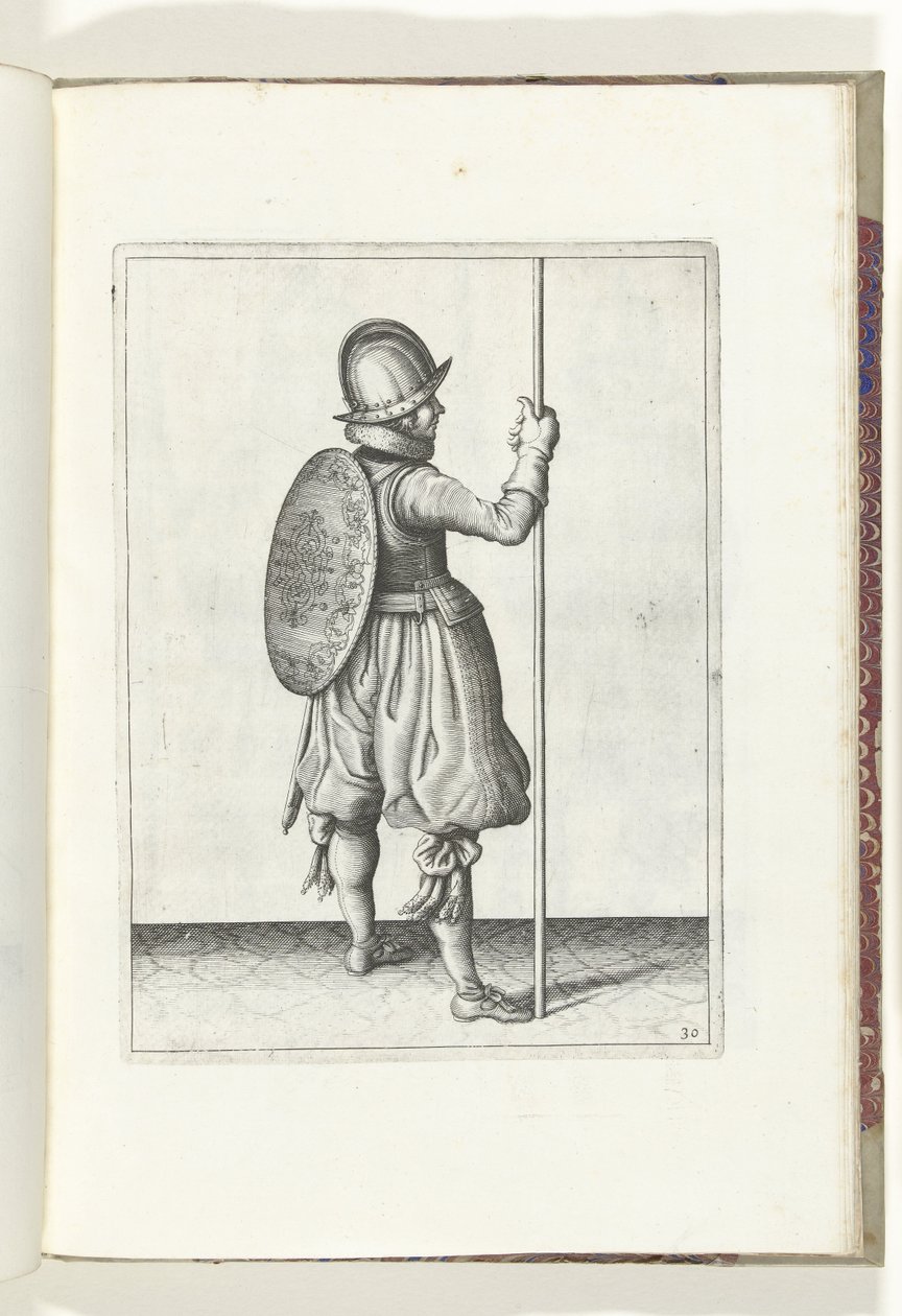 The Exercise with Shield and Pike: The Soldier Standing with the Pike ...