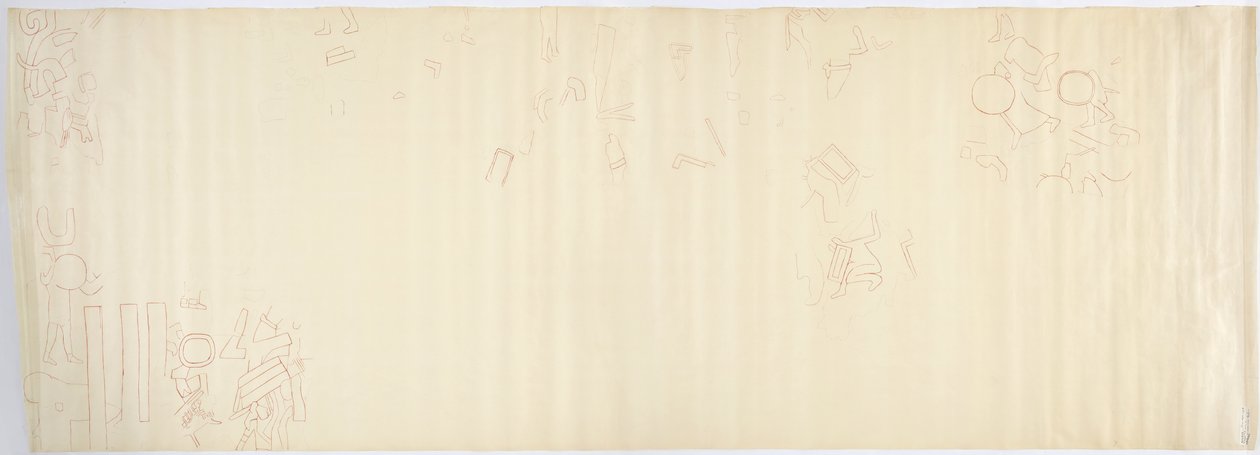 Painting from the north wall, Upper Temple of the Jaguars, Chichen Itza ...