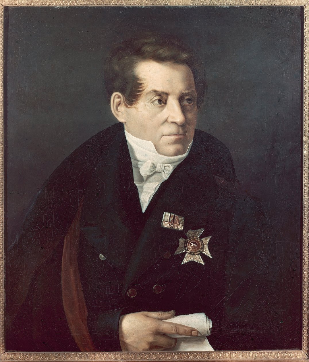 Portrait of August Wilhelm von Schlegel by Adolf Hohneck