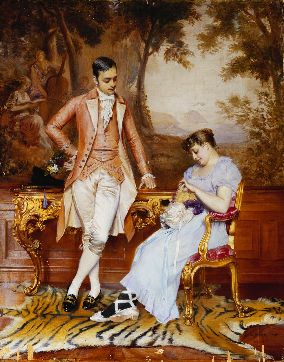 The Proposal by Adolf Pirsch: Buy fine art print